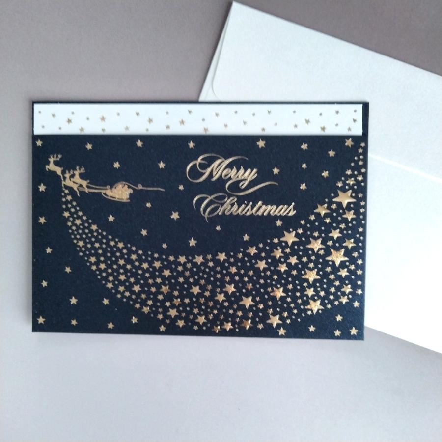 グリーティングカード サンタとトナカイ イタリア クリスマスカード CMGI-588 : 雑貨屋カンフィ - 通販 - Yahoo!ショッピング