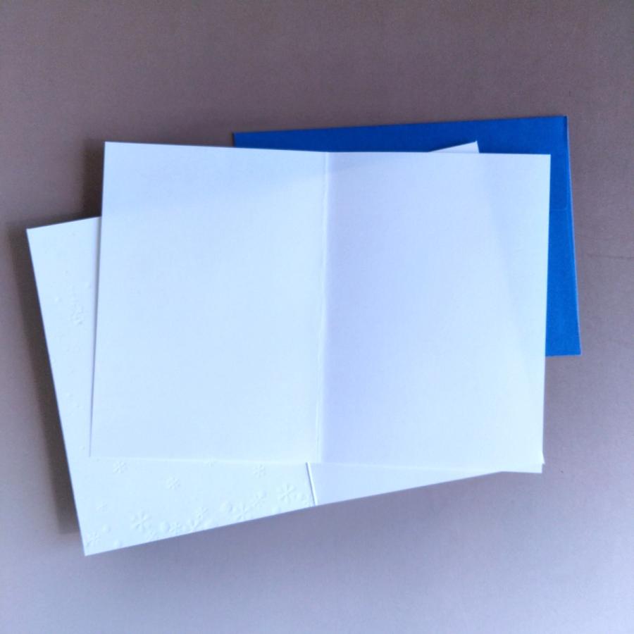 グリーティングカード ブラック＆ブルー クリスマスツリー クリスマスカード GX-3402 : 雑貨屋カンフィ - 通販 - Yahoo!ショッピング