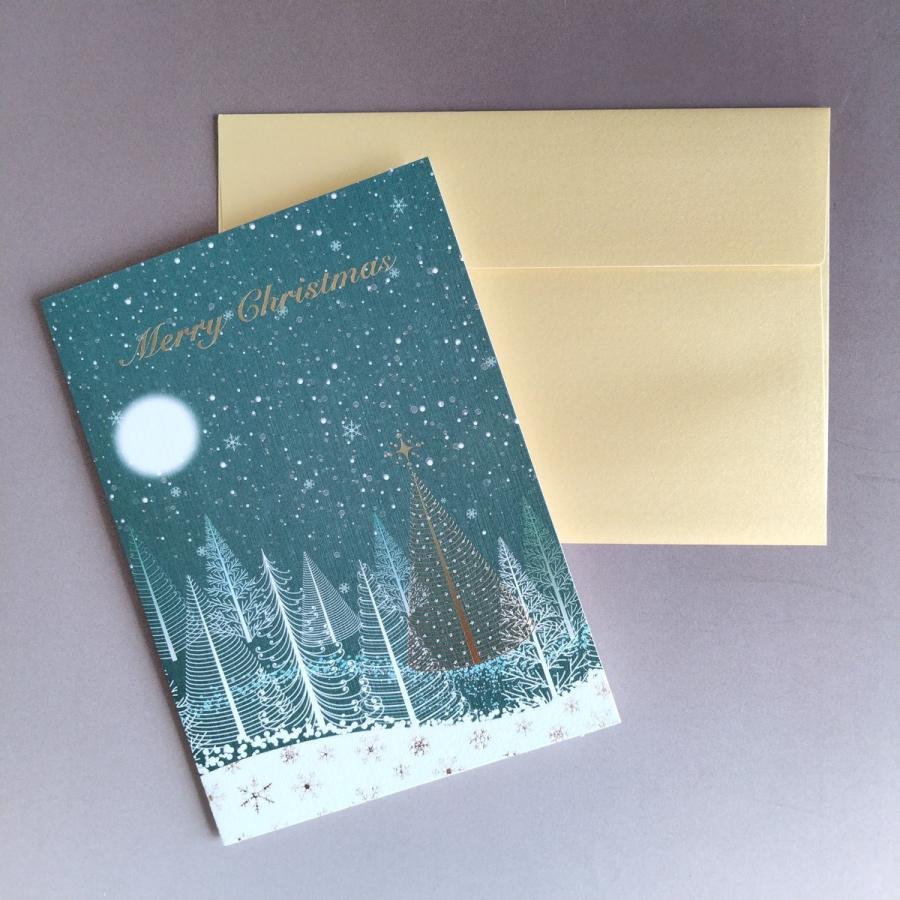 グリーティングカード 森の中のクリスマスツリー クリスマスカード GX-4022 :GX-4022:雑貨屋カンフィ - 通販 - Yahoo!ショッピング