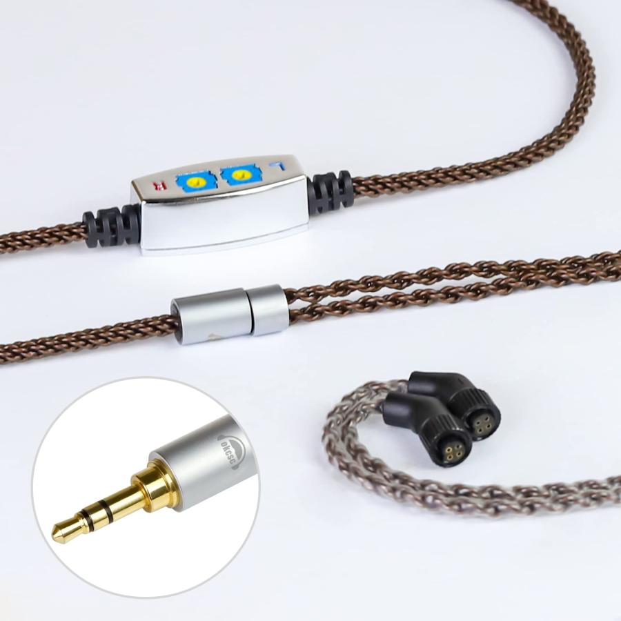 okcsc ZT8 JH 4Pin リケーブル イヤホン・ヘッドホン用 低域調整機能搭載 8芯 OFC Audio用 Astell&K : comfyfactory家具家電ショップ - 通販 ...