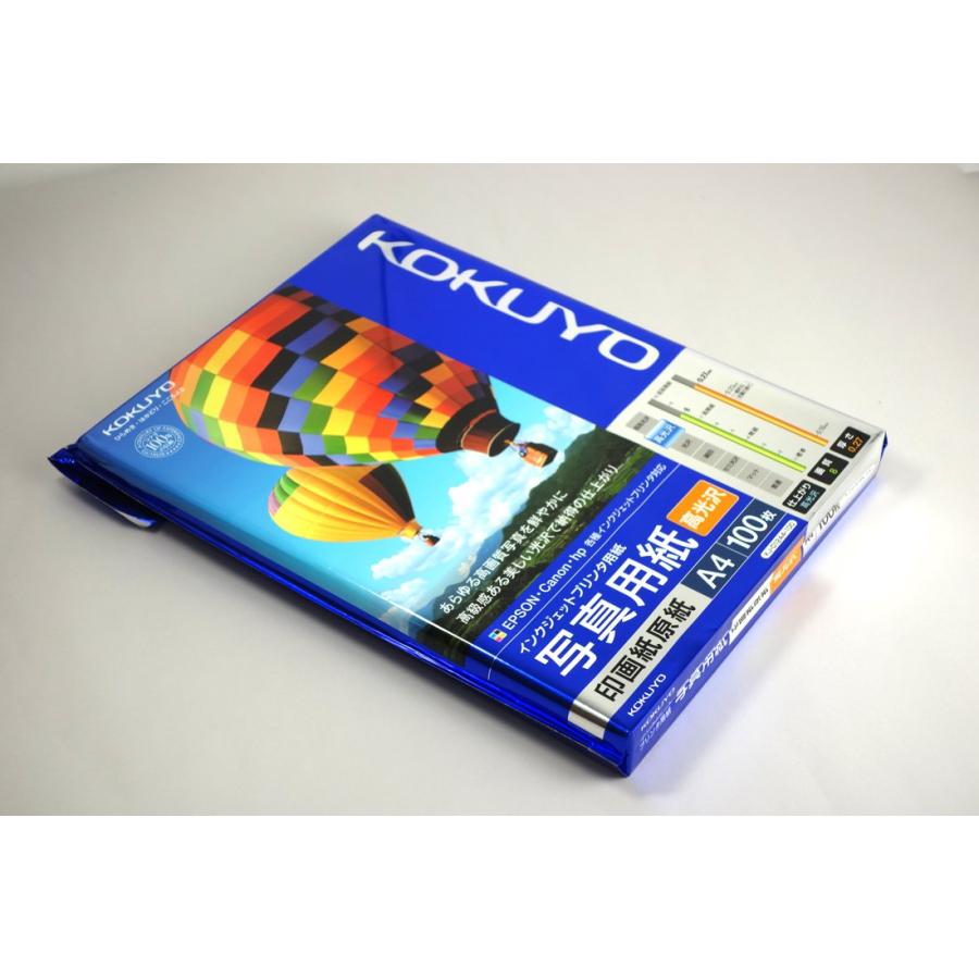 コクヨ(KOKUYO) インクジェット 写真用紙 印画紙原紙 高光沢 A4 100枚 KJ-D12A4-100 : 20240709190746-01430 : comfyfactory家具 ...