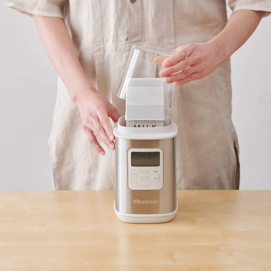 ビタントニオ 公式 ヨーグルトメーカー (VYG-60-W) 水切りフィルター付き 簡単便利 ヨーグルト メーカー 水切りヨーグル ギリシ : comfyfactory家具家電ショップ ...