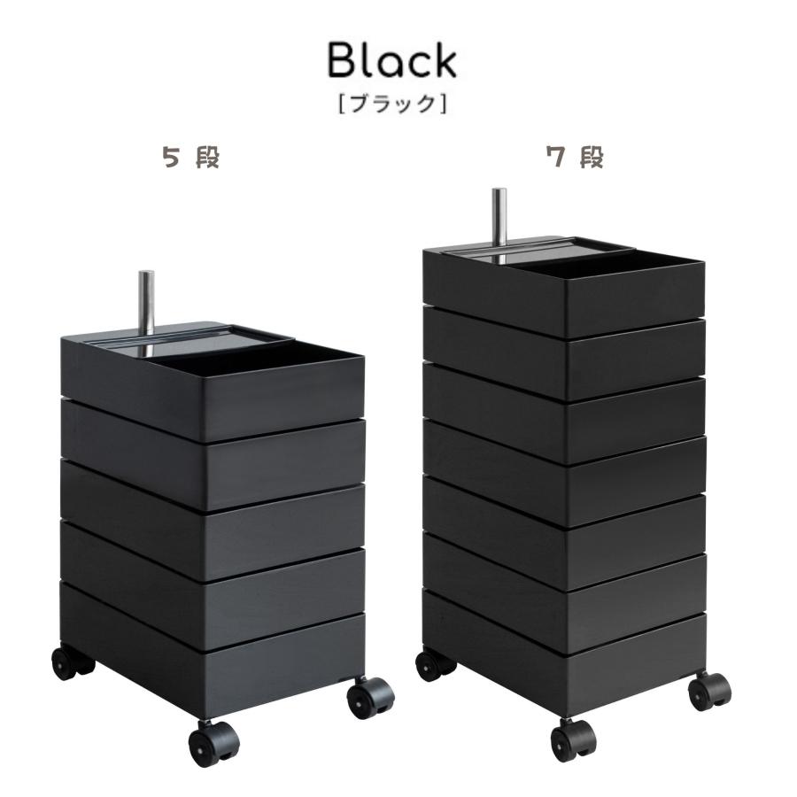 多段ワゴン 4輪キャスター マルチワゴン Pluna(プルーナ) トローリー 宮武製作所 チェスト 5段 WG-H001 WG-H002 くすみカラー サイドラック : 205-wg-h001 ...