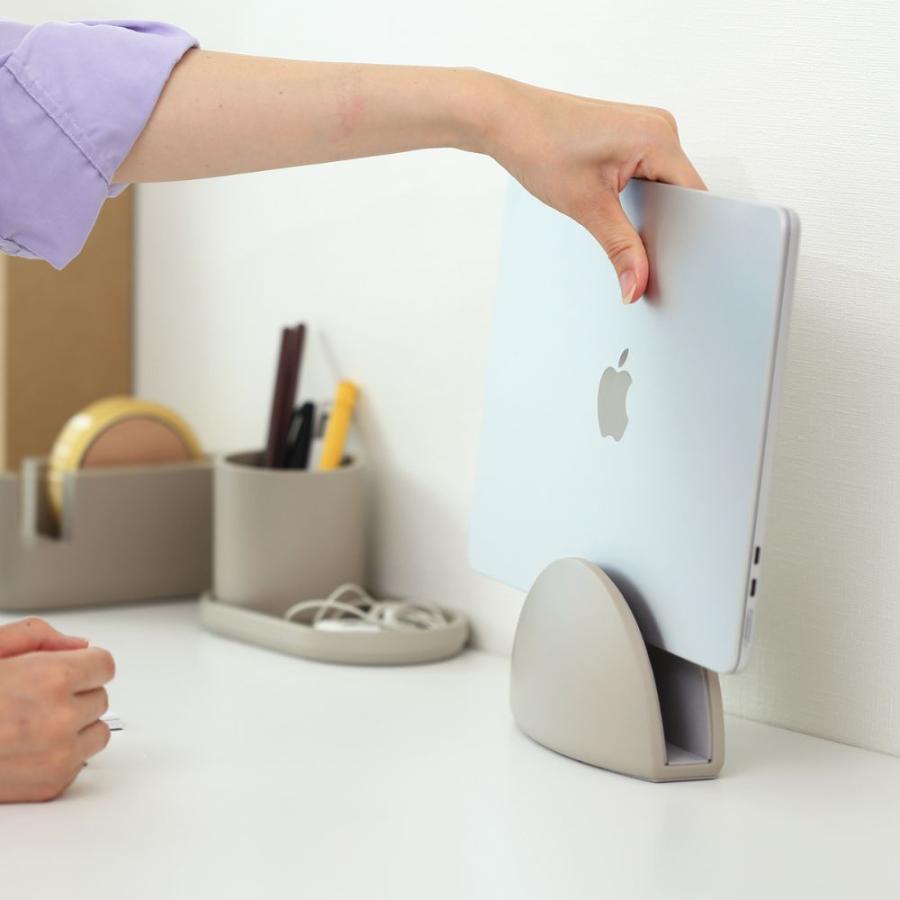 note PC stand パソコンスタンド ノートPC タブレットスタンド テレワーク おしゃれ 人気 ランキング スタイリッシュ イデアコ ideaco クラムシェルスタンド : コモド ...