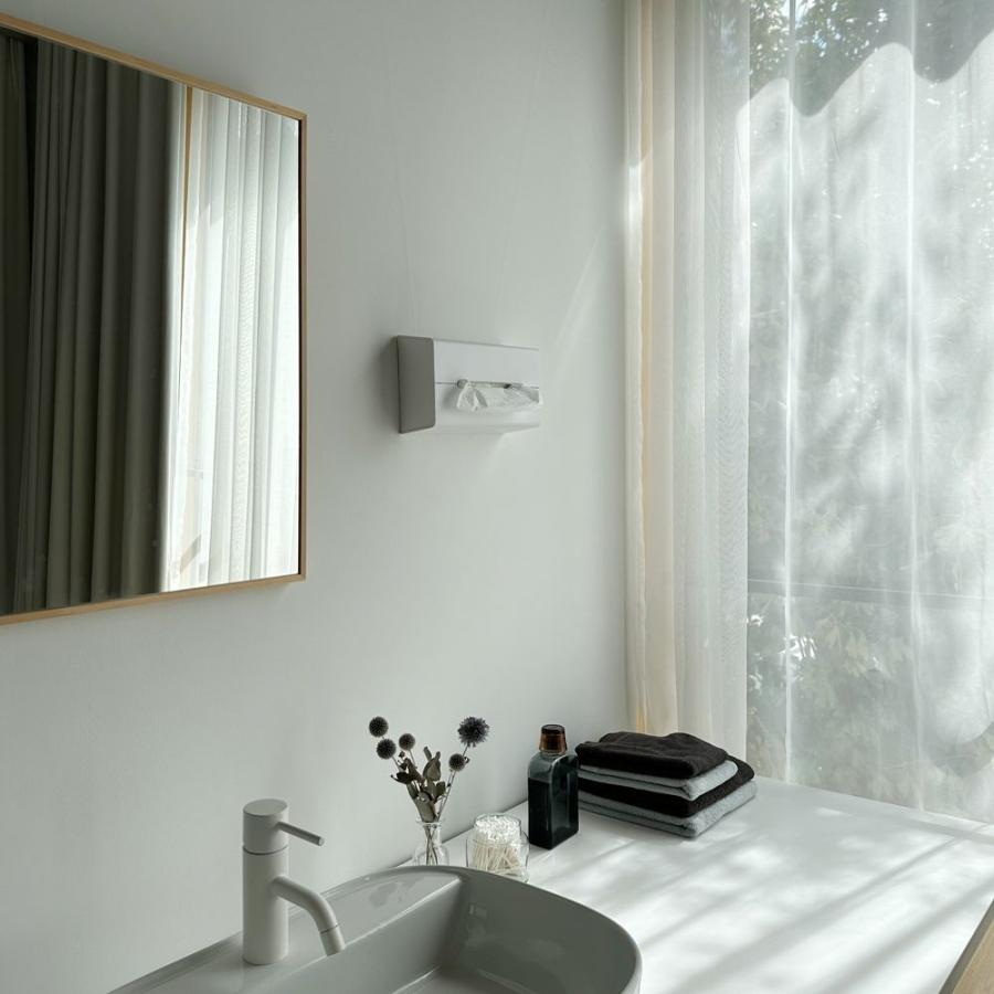 ideaco（イデアコ） ideaco WALL2 WALL 詰め替え おしゃれ 壁付け 壁面 壁掛け 浮かせる 置かない インテリア ティッシュホルダー ボックス BOX 隠せる収納 薄型 ...