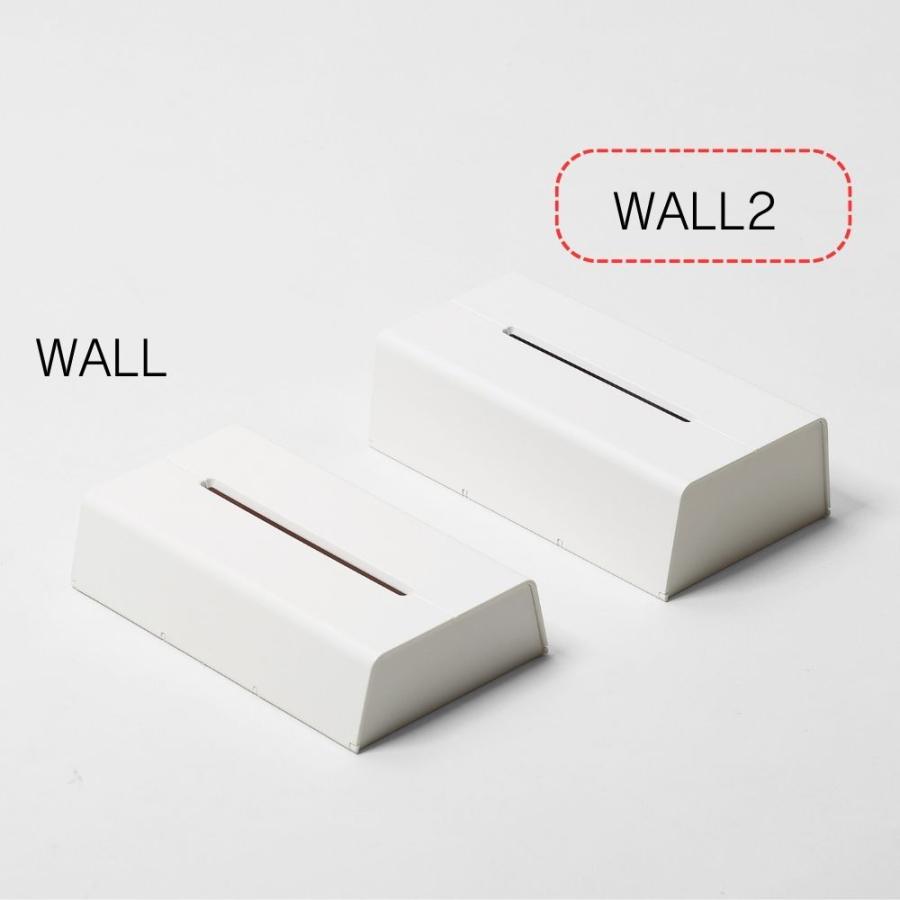 ideaco（イデアコ） ideaco WALL2 WALL 詰め替え おしゃれ 壁付け 壁面 壁掛け 浮かせる 置かない インテリア ティッシュホルダー ボックス BOX 隠せる収納 薄型 ...