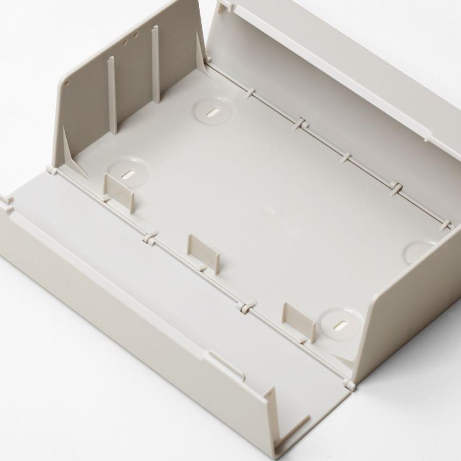 ideaco（イデアコ） ideaco WALL2 WALL 詰め替え おしゃれ 壁付け 壁面 壁掛け 浮かせる 置かない インテリア ティッシュホルダー ボックス BOX 隠せる収納 薄型 ...