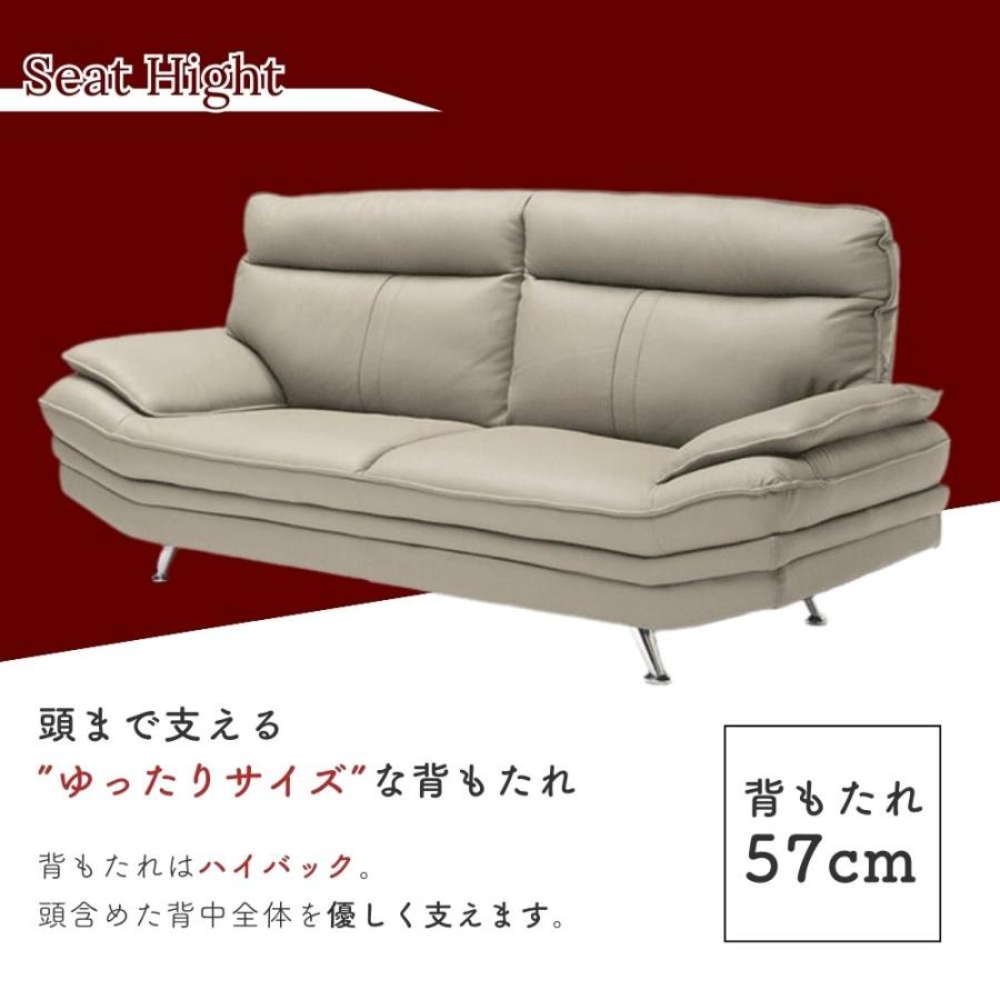 ソファ 本革張り 3人掛け 幅200cm 厚革 3P ノックダウン ソファ 本革張り 3人掛け 幅200cm 厚革 3P ノックダウン
