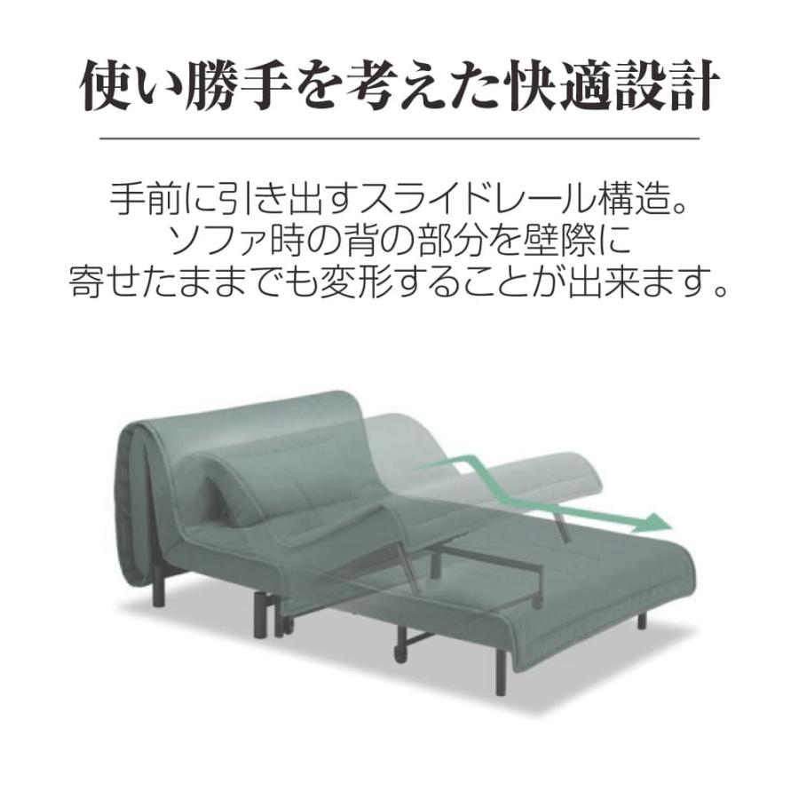 フランスベッド ソファベッド ワーモ3 シングル S 脚付き ソファ フランスベッド ソファベッド ワーモ3 シングル S 脚付き ソファ