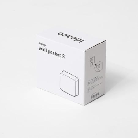 ideaco イデアコ ウォールポケット WALL pocket S 小物収納 収納ケース 壁掛け 壁面 コンパクト マグネット 小物入れ おしゃれ サニタリー収納 洗面所 : コモドカーサ ...