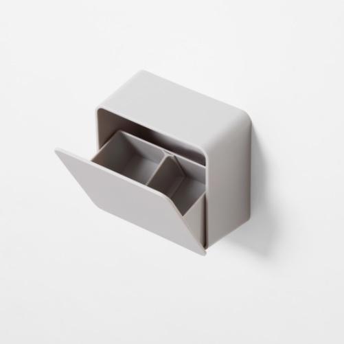 ideaco イデアコ ウォールポケット WALL pocket S 小物収納 収納ケース 壁掛け 壁面 コンパクト マグネット 小物入れ おしゃれ サニタリー収納 洗面所 : コモドカーサ ...