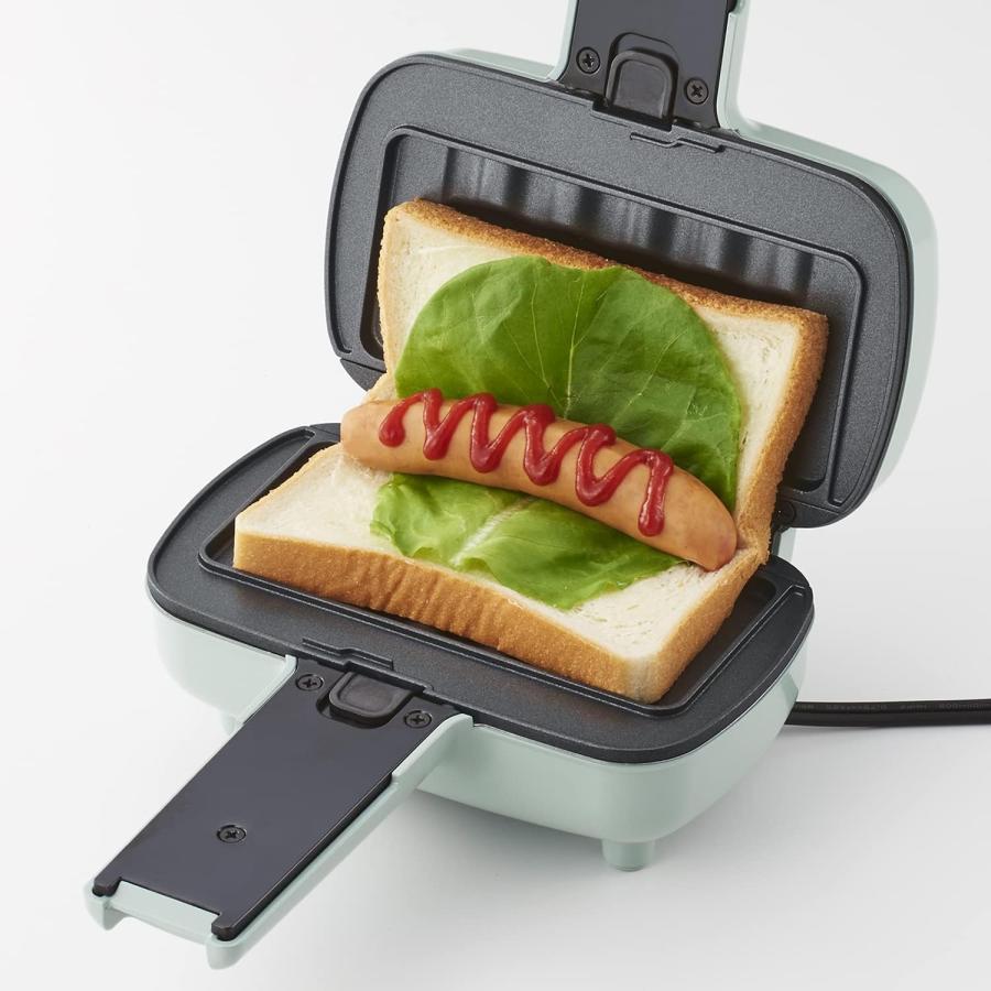 Toffy ハーフホットサンドメーカー トフィー K-HS5 食パン 1枚焼き プレート交換式 2WAY 簡単 シンプル コンパクト ラドンナ LADONNA : コモドカーサYahoo!店 ...