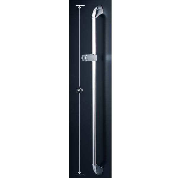 KVK 【ZS308】 水栓 握りバー兼用スライドバー スライドバー 1m メッキ握りバー兼用型 : コンパルト - 通販 - Yahoo!ショッピング