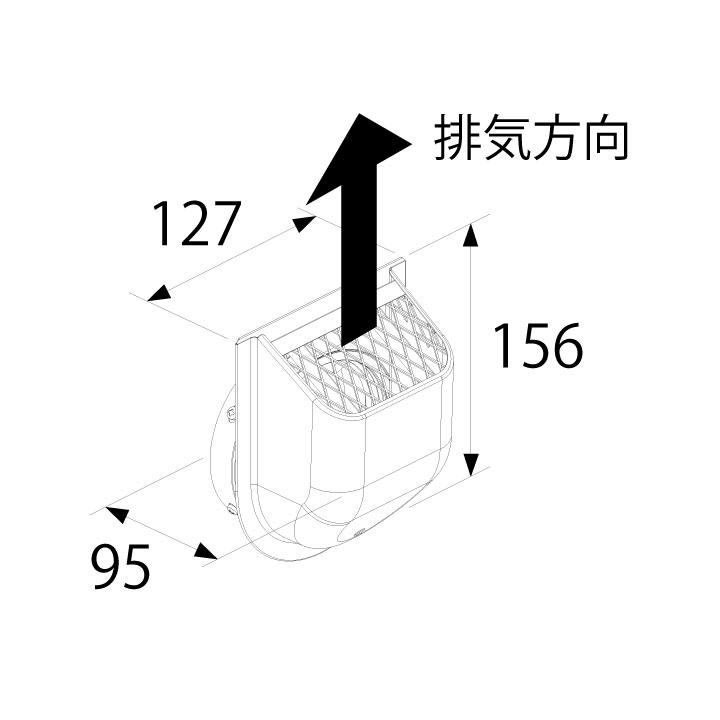 ノーリツ 【C129】ノーリツ 排気カバー 部材 熱源機関連 GTH-**54シリーズ 【NORITZ】 : コンパルト - 通販 ...