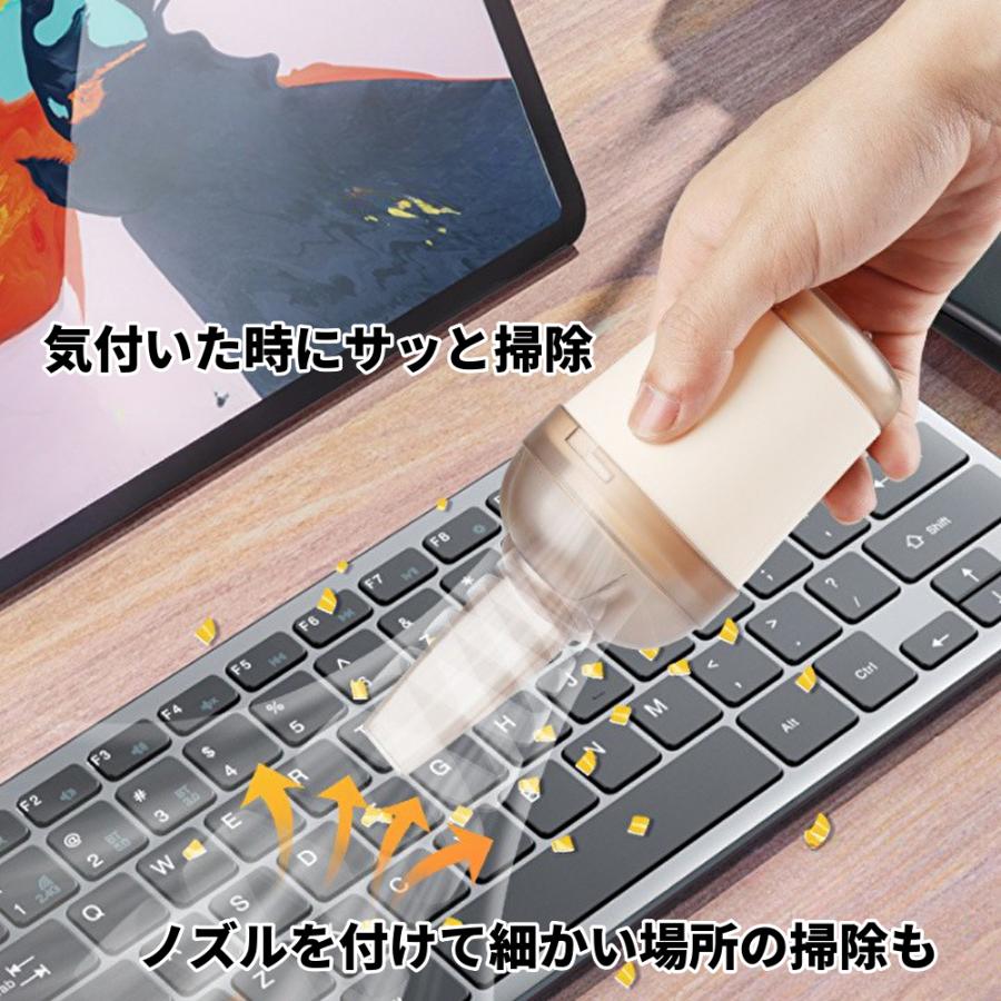 ハンディークリーナー 卓上クリーナー デスククリーナー 車 掃除道具 USB充電式 カークリーナー コードレス 掃除機 : Compassion - 通販 - Yahoo!ショッピング