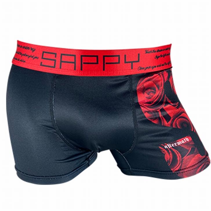 SAPPY D-558 【NEW】フォトロゴ 2カラー M L LL サピー 前閉じ メンズ ボクサーパンツ 送料無料 :d558 ...