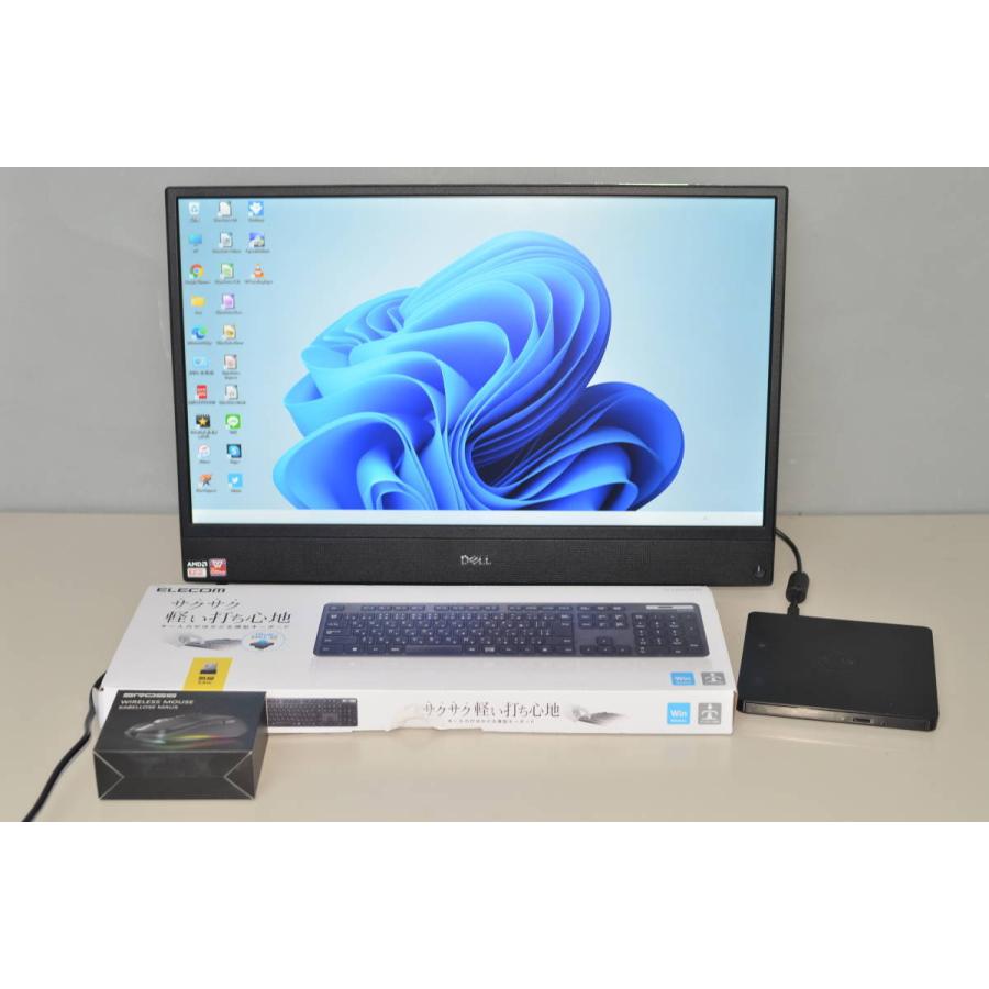 中古良品 Dell デルインスパイロン Insperon 3275 AIO 21.5インチ一体型パソコン 最新Windows11 AMD E2 ...