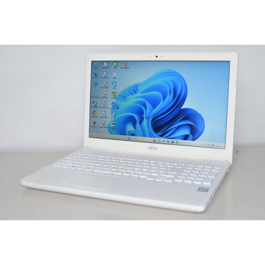 中古良品ノートパソコン 富士通 AH50/C3 Windows11+office 爆速SSD512GB core i7-7700HQ/メモリ ...