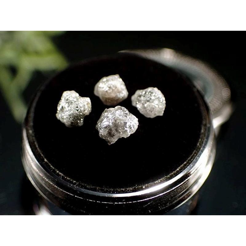 青色蛍光タイプ 天然蛍光ダイヤモンド(金剛石) 結晶原石 1個売り 約0.8ct-0.9ct ルースケース付属 コレクター必見 標本にも 南アフリカ産 : パワーストーン 天然石 ...