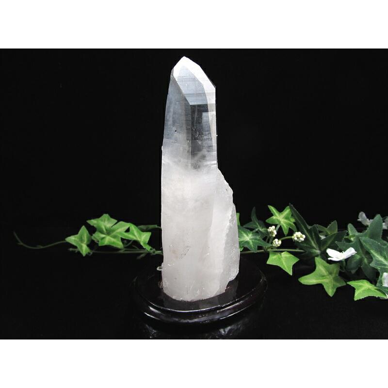 ヒマラヤの神気が宿る最高峰の水晶 ヒマラヤ産 水晶 結晶原石 専用木製台座付 重さ 447g ヒマラヤの神々しき息吹を宿して 世界の屋根から届いた : パワーストーン 天然石 ComRose ...