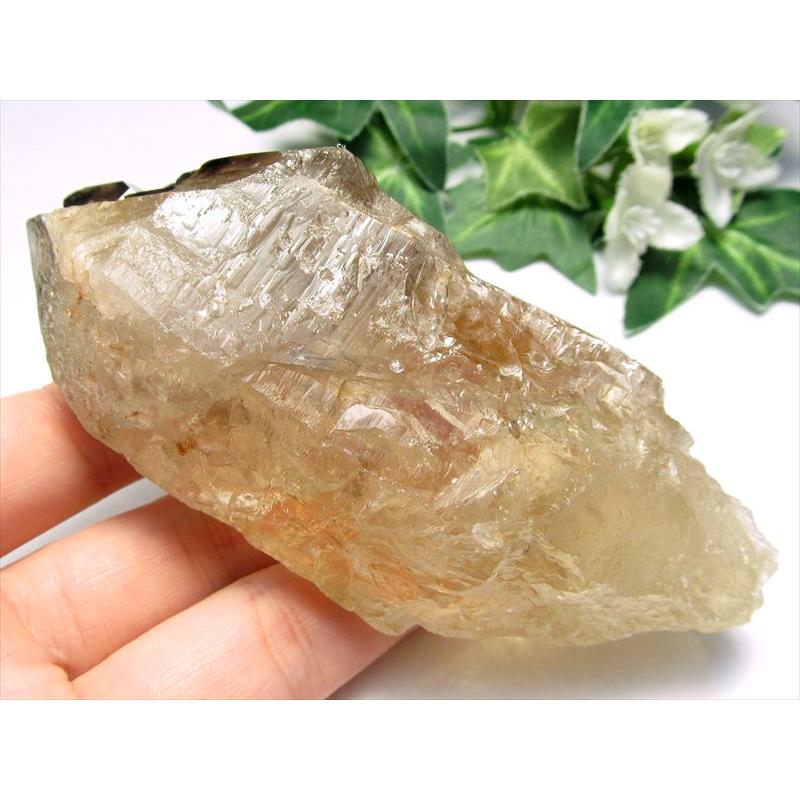 天然非加熱 カテドラル有り ナチュラルスモーキーシトリン ポイント原石 幅約101mm 重さ184g 艶感抜群 透明感抜群 ナチュラルシトリン 黄水晶 11月の誕生石 : ge-79357-n ...