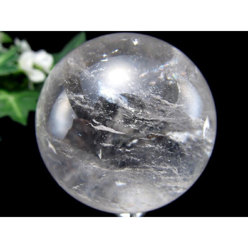 4A 天然水晶 虹入り 丸玉 台座付き φ53.5mm 重さ214g レインボー水晶 レインボー丸玉 レインボー 激安大放出 極上天然石 一点もの ブラジル産 : ma-601938-s-g ...