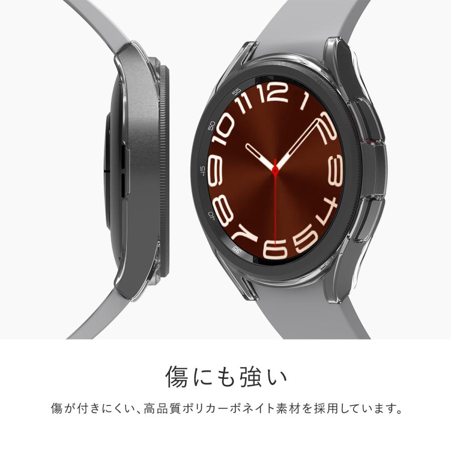 araree Galaxy Watch 6 Classic ケース 耐衝撃 傷防止 薄型 軽量 クリア カバー Samsung ギャラクシー ウォッチ クラシック 47mm 対応 Nukin ...