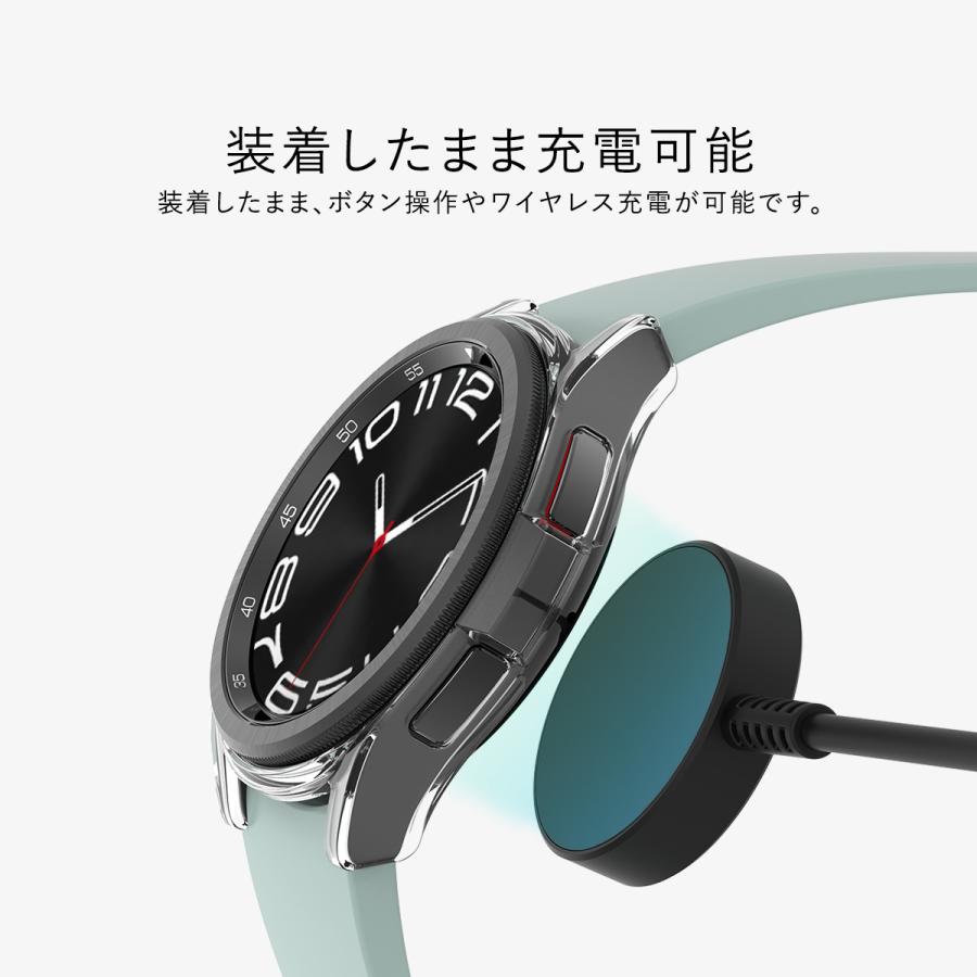 araree Galaxy Watch 6 Classic ケース 耐衝撃 傷防止 薄型 軽量 クリア カバー Samsung ギャラクシー ウォッチ クラシック 47mm 対応 Nukin ...