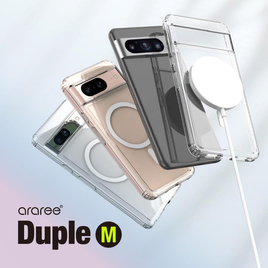 araree Pixel 8 ケース マグネット リング 付 耐衝撃 クリア スマホケース MagSafe 対応 Google Pixel8 グーグル ピクセル GooglePixel8ケース ...