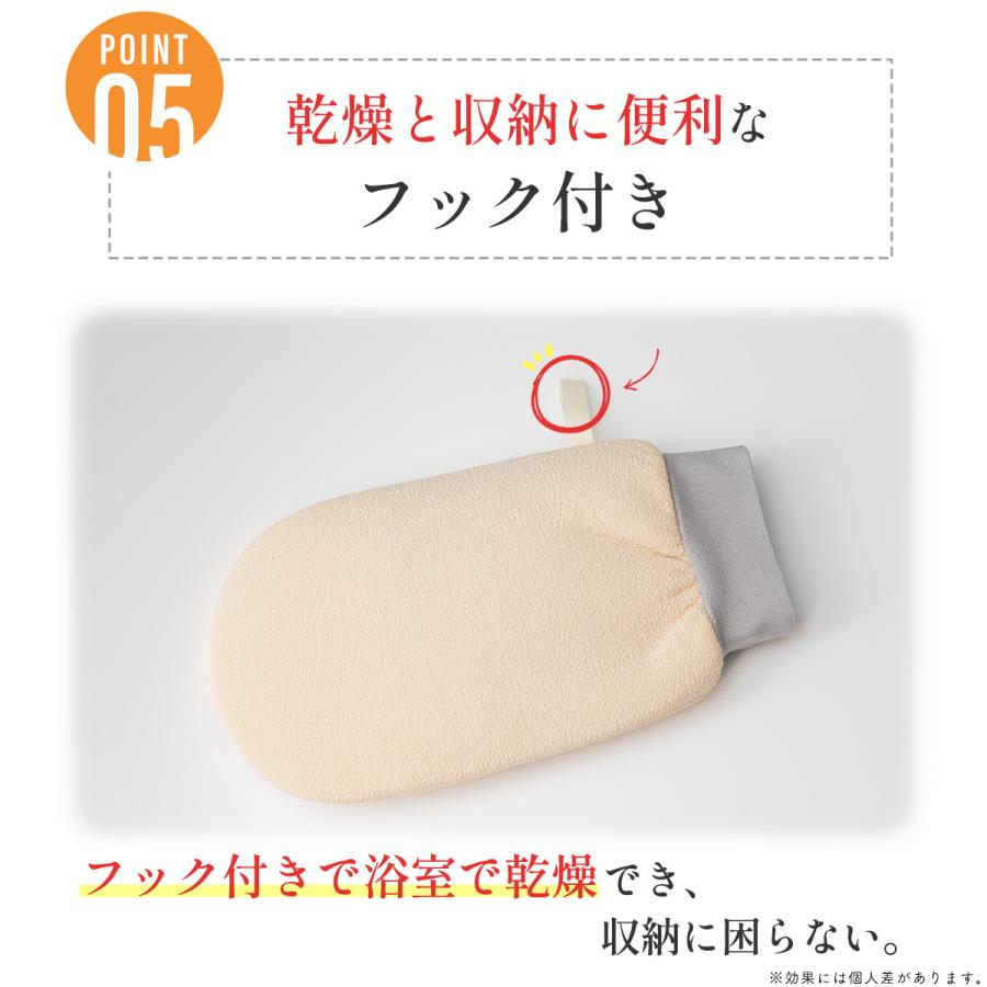 あかすり 垢の掃除機あかポロミトン 角質取り 体臭ケア ツルすべ肌 あかすりミトン Coneflake公式 : Coneflake - 通販 ...