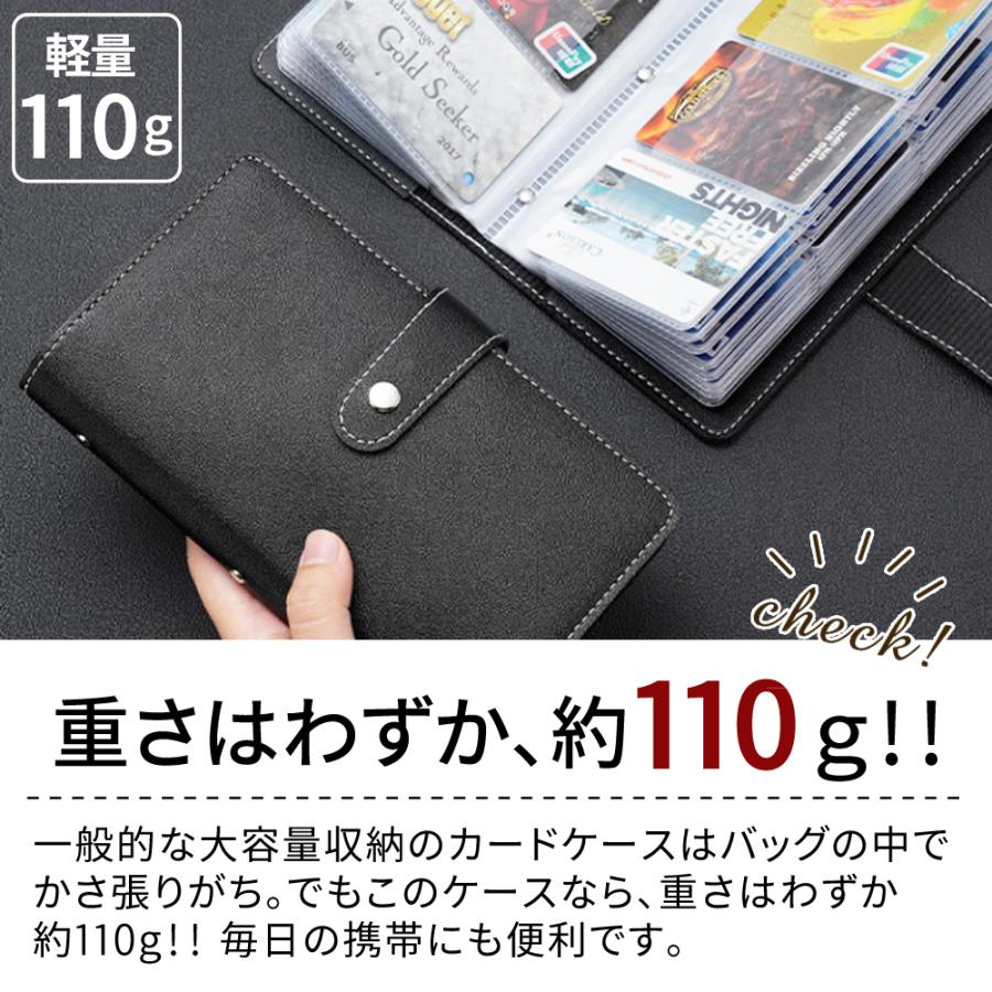 カードケース 96枚 大容量 薄型 スリム 軽量 手帳 2段階 調節 シンプル icカードケース クレジットカードケース ポイントカード メンズ レディース : cardcase96 ...
