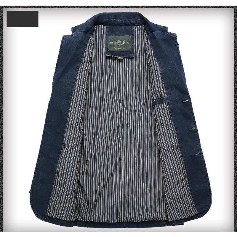 テーラードジャケット 父の日 メンズ 無地 デニムジャケット スーツ G