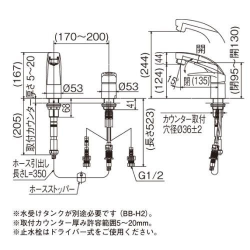 洗面用水栓 ホース収納式シングルレバー洗髪シャワー混合水栓 リクシル LIXIL [RLF-681YN] ホース引出式 エコハンドル 寒冷地仕様 : コンパネ屋 Yahoo!ショップ - 通販 ...