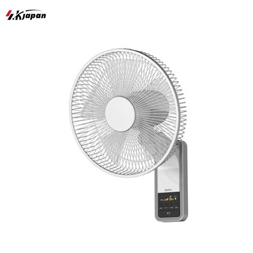 壁掛け扇風機 フルリモコン ホワイト [SKJ-K311WFR(W)] マイコン式ボタン 3段階風量調節+1モード オフタイマー機能付 エスケイジャパン メーカー直送 ...