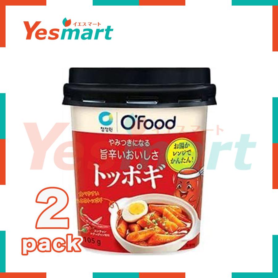 【Yesmart公式】O’Food トッポキ旨辛味（カップ）105g×2個 : Yesmart公式オンラインショップ - 通販 - Yahoo!ショッピング