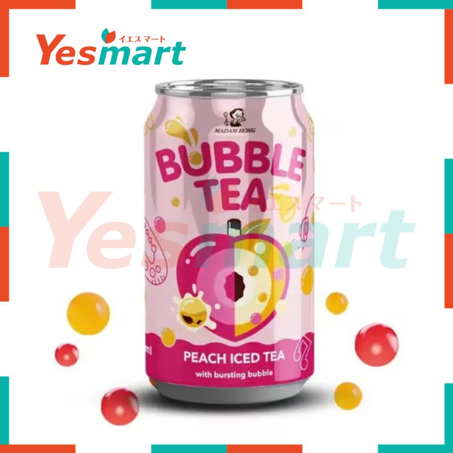 【Yesmart公式】【WET台湾】ポッピングボバ Bubble Tea ピーチアイスティー320ml : Yesmart公式オンラインショップ - 通販 - Yahoo!ショッピング