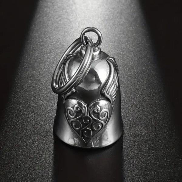 ガーディアンベル お守り GuardianBell 幸せを奏でる 安全運転 魔除け 熊よけ鈴 浄化 WING ハート 翼 二重キーリング付 No3 : COO - 通販 - Yahoo!ショッピング