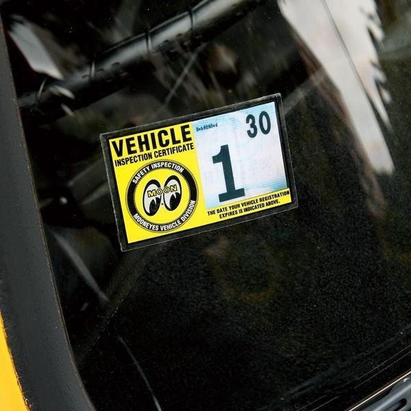 MOONEYES ムーンアイズ JCI ステッカー Sticker 車検 シール 普通自動車用 DM221 : COO - 通販 ...