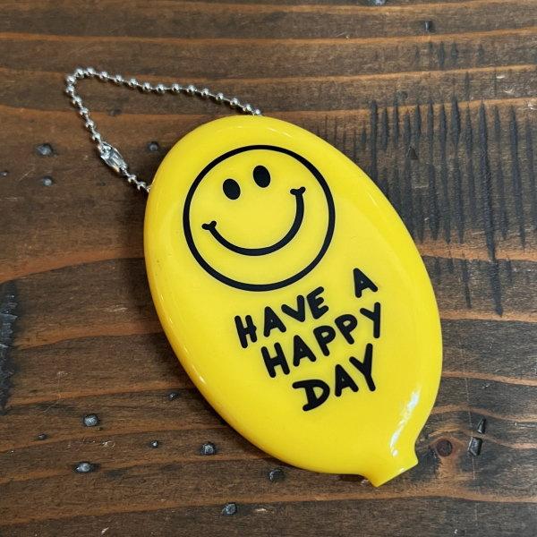 【2色】SMILE スマイル にこちゃん RUBBER COIN CASE ラバーコインケース キーチェーン 小銭入れ : COO - 通販 ...