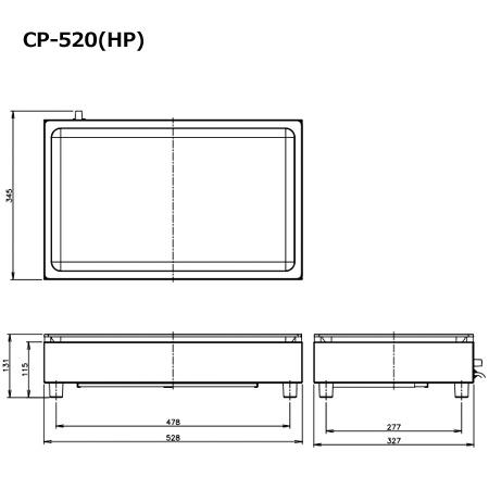 タイジ クールプレート CP-520（HP/GW/GK/IB）（送料無料、代引不可） : 厨房道具・卓上用品shop cookcook! - 通販 - Yahoo!ショッピング