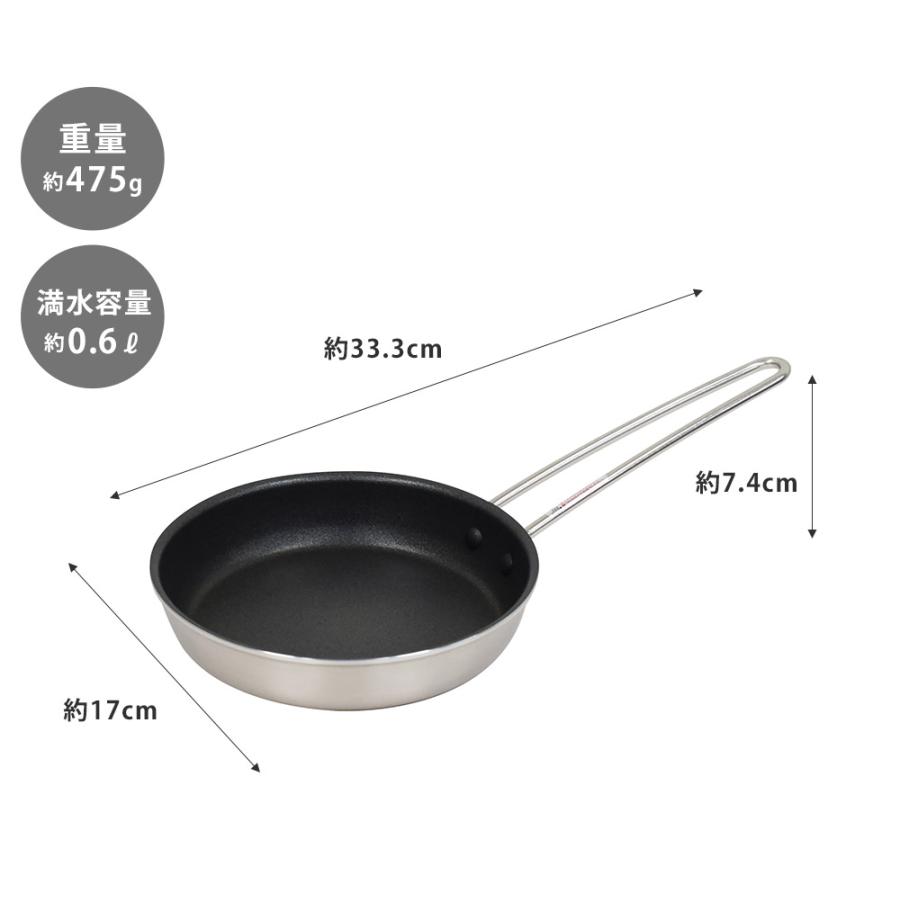 ウルシヤマ 3層 フライパン 16cm ガス火 IH対応 ステンレス アルミ ウルシヤマ金属工業 日本製 UMIC お弁当作り : クッキングクロッカ - 通販 - Yahoo!ショッピング