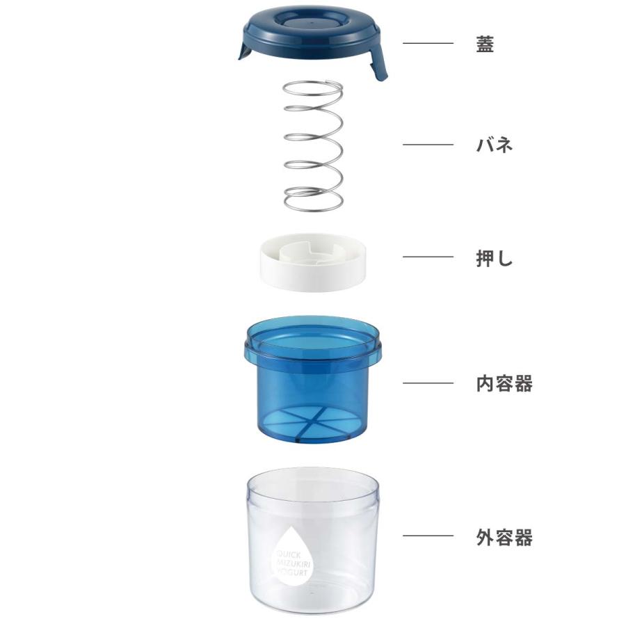 クイック水切りヨーグルト 曙産業 ST-3001 水切りヨーグルトメーカー グリークヨーグルト 水切り器 時短 ペーパーフィルター不要 水切り容器 調理ツール : クッキングクロッカ - 通販 ...