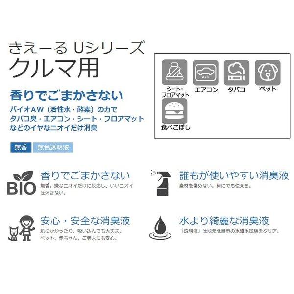 きえーる クルマ用 50ml 携帯用 スプレーボトル 無香 Uシリーズ KC-U50 環境大善 車用 消臭スプレー : クッキングクロッカ - 通販 - Yahoo!ショッピング