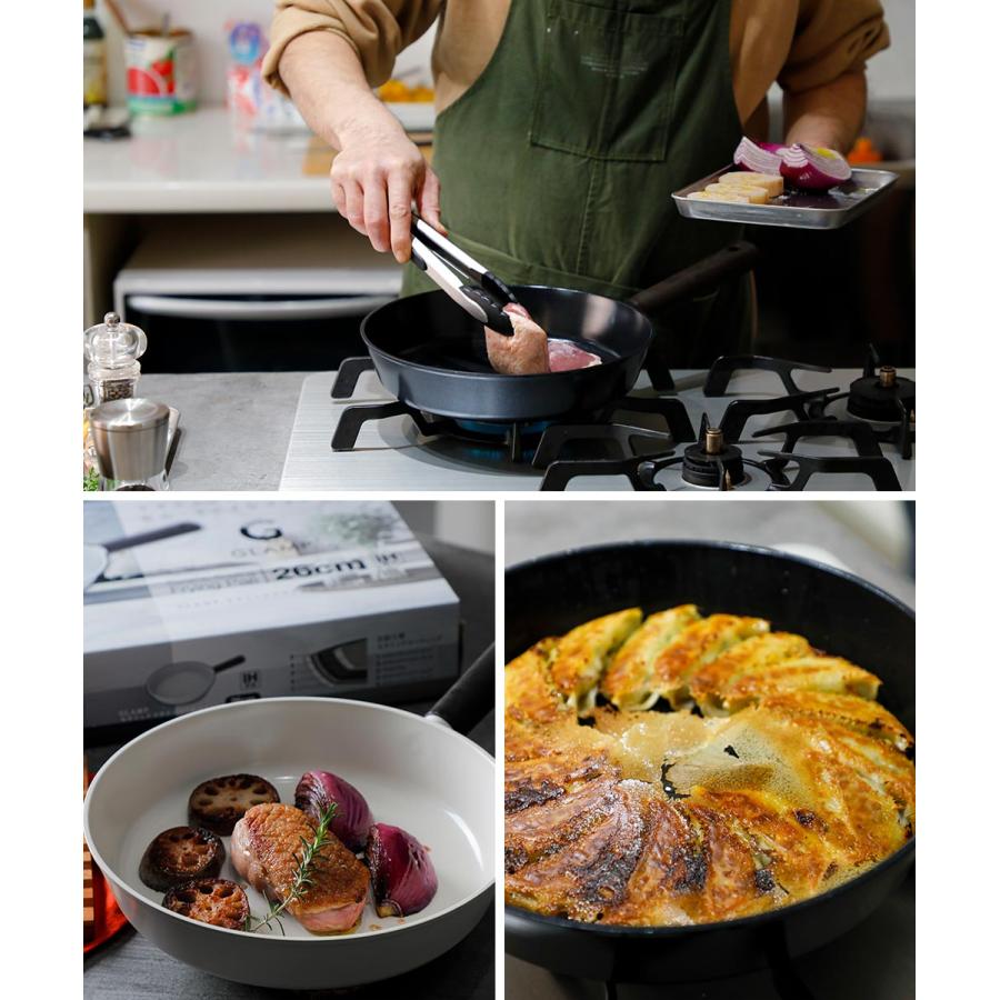 セラミック フライパン 26cm ガス火 IH対応 グランプ GLAMP. PFOAフリー セラミックコーティング 軽量 26センチ PFOA PFASフリー : クッキングクロッカ - 通販 ...