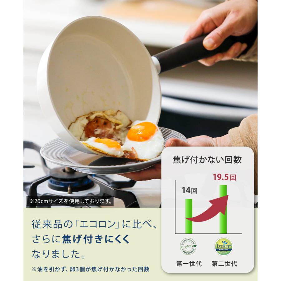 セラミック 深型 フライパン 24cm ガス火 IH対応 グランプ GLAMP. PFOAフリー 深型フライパン 片手鍋 セラミックコーティング 軽量 24センチ PFOA PFASフリー ...