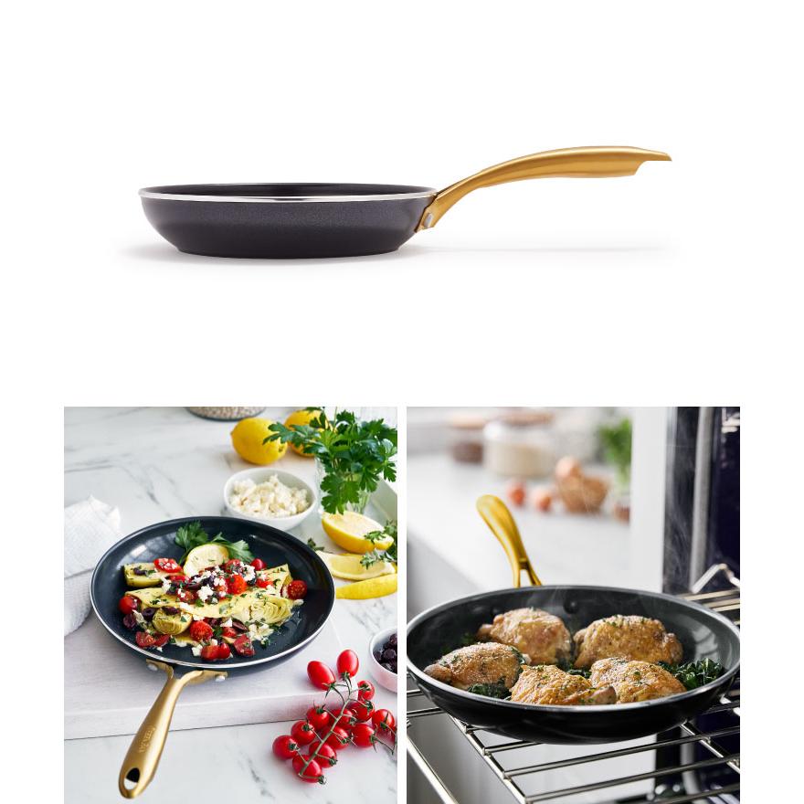 グリーンパン ストゥディオ フライパン 28cm IH対応 GREENPAN フライパン 鍋 軽量 直火 オーブン調理 調理器具 アルミ ...