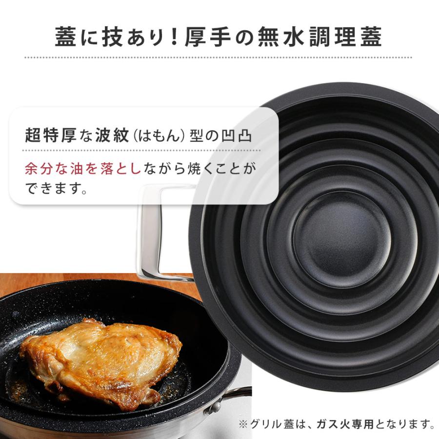 HAMON ツイスターグリル 無水調理鍋 ツイスタープレス 北陸アルミニウム hokua A-2511 : hokua-a2511 ...