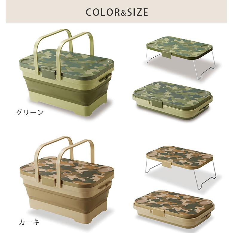 折りたたみバスケット＆テーブル 15L ミラーゴ 伊勢藤 I-582 ISETO Milargo イセトー アウトドア ピクニック バスケット 折りたたみ テーブル : iseto-i-582 ...