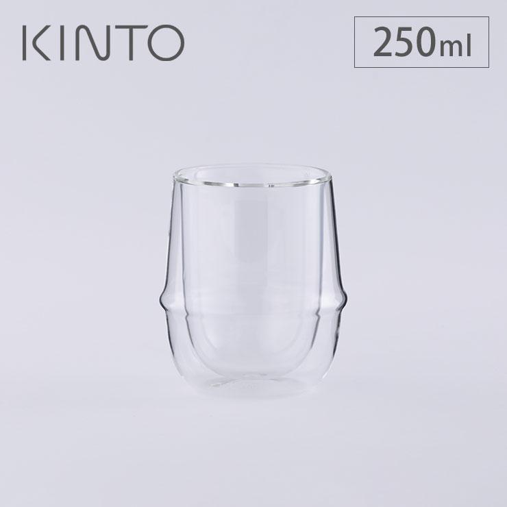 KINTO（キントー） クロノス ダブルウォール コーヒーカップ 250ml 23107 KINTO KRONOS グラス ガラス 耐熱 二重構造 デザートカップ : クッキングクロッカ ...