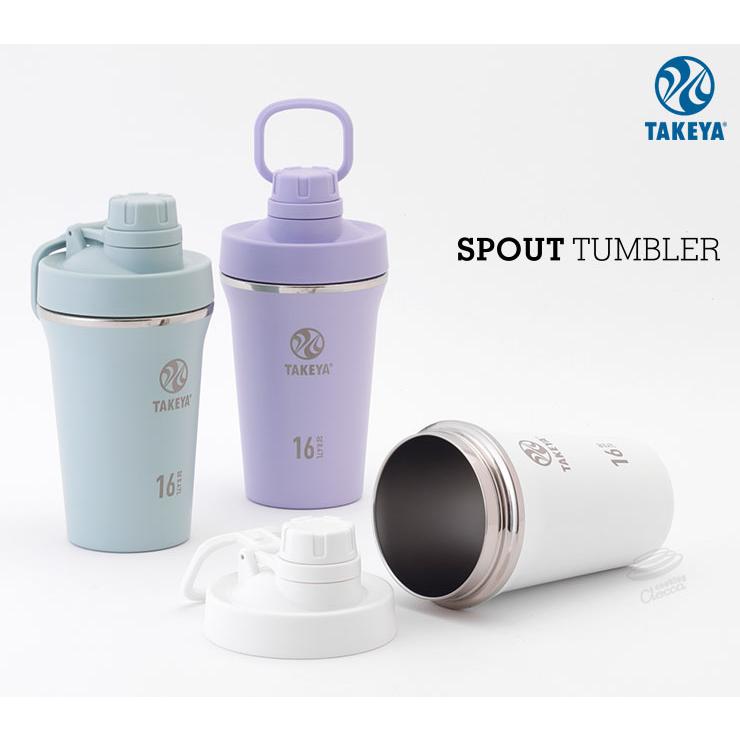 タケヤフラスク スパウトタンブラー 0.47L 保冷 直飲み ステンレスボトル TAKEYA FLASK SPOUT TUMBLER ...